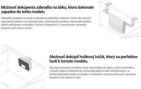 Deante Magnetic, 2-komorový granitový dřez s odkapávačem 1160x500x224 mm, černá matná, DEA-ZRM_N213