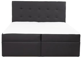 Moderní box spring postel Lipari 180x200, tmavěšedá