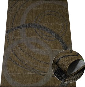 BE Koberec Eqos 0003 BROWN - hnědý obdélníkový Rozměr: 140x190 cm