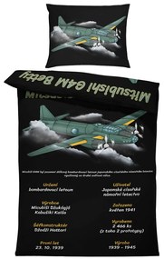 Povlečení Mitsubishi G4M  Betty (Rozměr : 1x140/200 + 1x90/70)