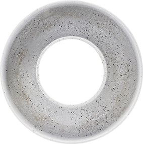 HOUSE DOCTOR Adventní kulatý svícen RING 35 cm šedý