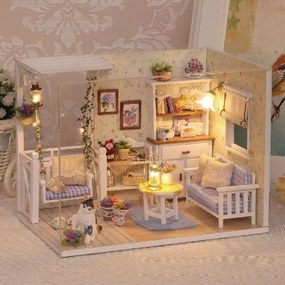Creative Corner Retro model dřevěného domečku pro panenky DIY 3013