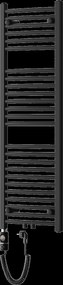 Mexen Ares, elektrické topné těleso 1200x400 mm + topná tyč 600 W, černá, W102-1200-400-2600-70