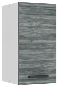 Kuchyňská skříňka Belini Premium Full Version horní 30 cm šedý antracit Glamour Wood
