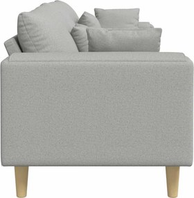 Pohovka Oblačno šedá 250 x 77 x 76 cm textil 3335151
