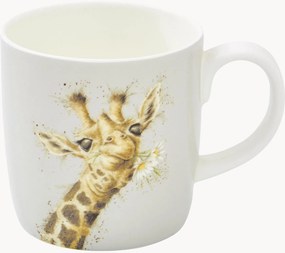Hrnek z kostního porcelánu Flowers