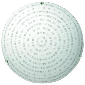 Bílé stropní svítidlo se skleněným stínidlem ø 30 cm Circle – Candellux Lighting