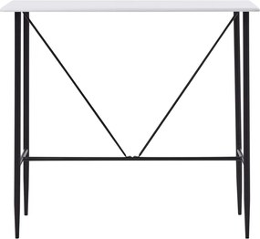 Barový stůl Covello - MDF - 120x60x110 cm | bílý