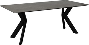 XXXLutz ZAHRADNÍ STŮL, kov, keramika, 200/100/76 cm Amatio - Venkovní stoly - 000069016507