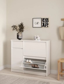 FALCO Botník Simplicity 206 bílý lesk