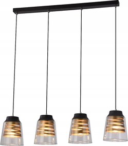 Závěsná lustrová lampa Candellux 4xE27 60W Fresno