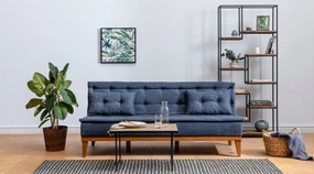 Atelier del Sofa 3-místná pohovka Fuoco - Dark Blue, Tmavá Modrá