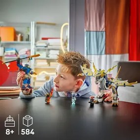 LEGO® NINJAGO® 71843 Rogue a robotický dračí jezdec / Počet dílků: 584