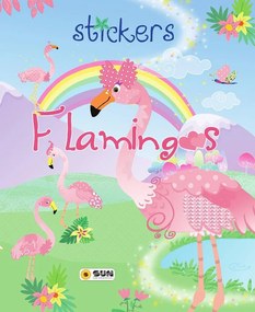 Samolepky flamingos stickers