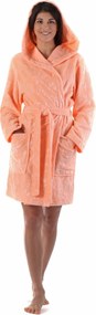 Krátký župan Bibi meruňka 30 39 2151 - oranžová - M