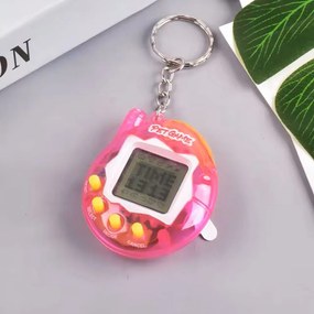 Elektronické zvířátko (Tamagotchi) - v průhledném vzhledu Barva: 1 růžová