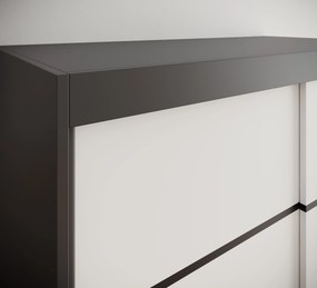 ADRK Furniture Posuvná skříň Lizi 120 ADRK-SW-LIZ-120-BW