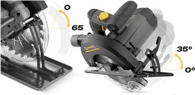 Kotoučová pila na dřevo Humberg HM-420 1200W s vodítkem a odsáváním prachu