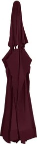 Náhradní potah na zahradní slunečník bordeaux červený 610 cm 312550