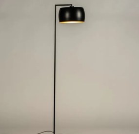 Stojací designová lampa Pallas Bond Black and Gold