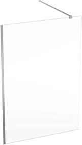 Geberit - Sprchová stěna Walk-In 140x200 cm, stříbrná/čiré sklo 560.169.00.2ROZ4
