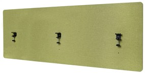 Akustický panel na stůl HWC-G75 - dvoustěnná látka/textil - 60x160 cm - zelená