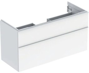 Geberit iCon Skříňka pod umyvadlo 118,4 x 61,5 cm, bílá lesklá, madlo bílé matné 502.306.01.1