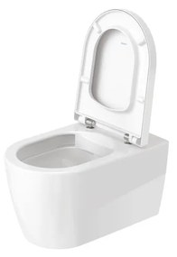 Duravit ME by Starck - Závěsné WC Rimless set, bílá 45290900A1