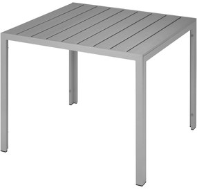 tectake 402955 zahradní stůl maren - stříbrná