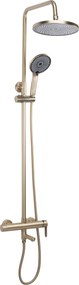 Rea, Sprchový Set Rea Arcos brush gold, REA-P8716