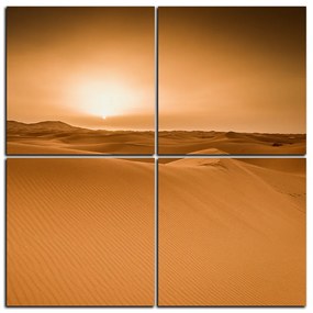 Obraz na plátně - Pouště Sahara - čtverec 3131E (60x60 cm)