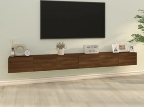 vidaXL 3dílný set TV skříněk kompozitní dřevo [3114478] Barva: bílá s vysokým leskem