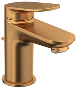Duravit Wave - Umyvadlová baterie s výpustí, kartáčovaný bronz WA1010001004