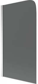 Mexen Felix vanová zástěna 1-křídlová 70 x 140 cm, grafit, chrom - 890-070-001-01-40
