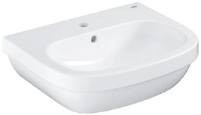 Grohe Euro Ceramic - Umyvadlo s přepadem, 550x450 mm, PureGuard, alpská bílá 3933600H