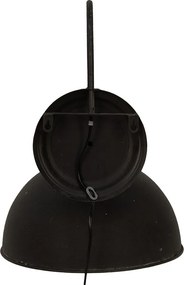 Černá antik nástěnná kovová lampa Bianna - 37*48*35 cm E27/max 1*60W