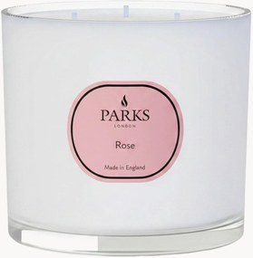 Ručně vyrobená vonná svíčka se třemi knoty Vintage Aromatherapy (růžová voda, bílé květiny a jemné pižmo)