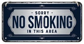 Postershop Závesná cedule: Sorry, No Smoking - 10x20 cm