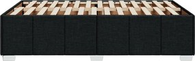 Rám postele bez matrace černý 120 x 200 cm textil 3284827