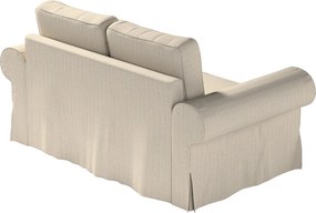 Potah na pohovku IKEA Backabro 2-místná, rozkládací barva béžová látka pletený vzor