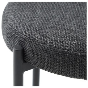 Tmavě šedá kovová stolička Pelican – Unique Furniture