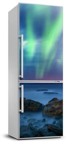 Wallmuralia Nálepka tapeta na ledničku Polární záře 60x180 cm