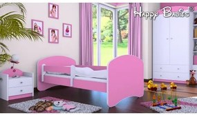 Dětská postel bez obrázku 140 x 70 cm růžová