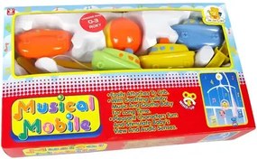 Hudební kolotoč nad postýlku Loďky / Plast / od 3 měsíců