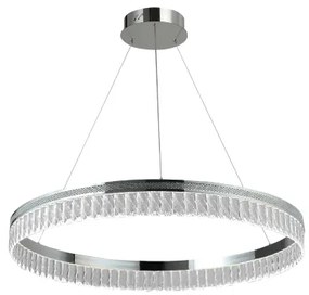 LED Stmívatelný křišťálový lustr na lanku THALIA LED/55W/230V 3000-6000K + DO