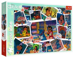 Trefl Puzzle Lilo&Stitch - Sladké vzpomínky 1000 dílků 68,3x48cm v krabici 40x27x6cm