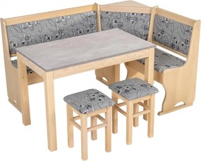 Jídelní komplet Marmur