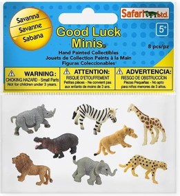 Set figurek a příslušenství safari ltd. good luck minis funpack - savana