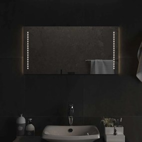 Koupelnové zrcadlo s LED osvětlením 80 x 40 cm 151728