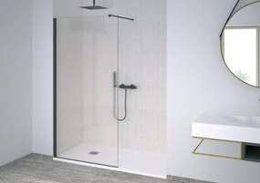 FORTE BE.COLORS WALK-IN BARVA rámu - 490 antracite, Rozměr A - 120 cm, Výplň - Fasciato bezpečnostní sklo - 6 mm BBCO503490S01